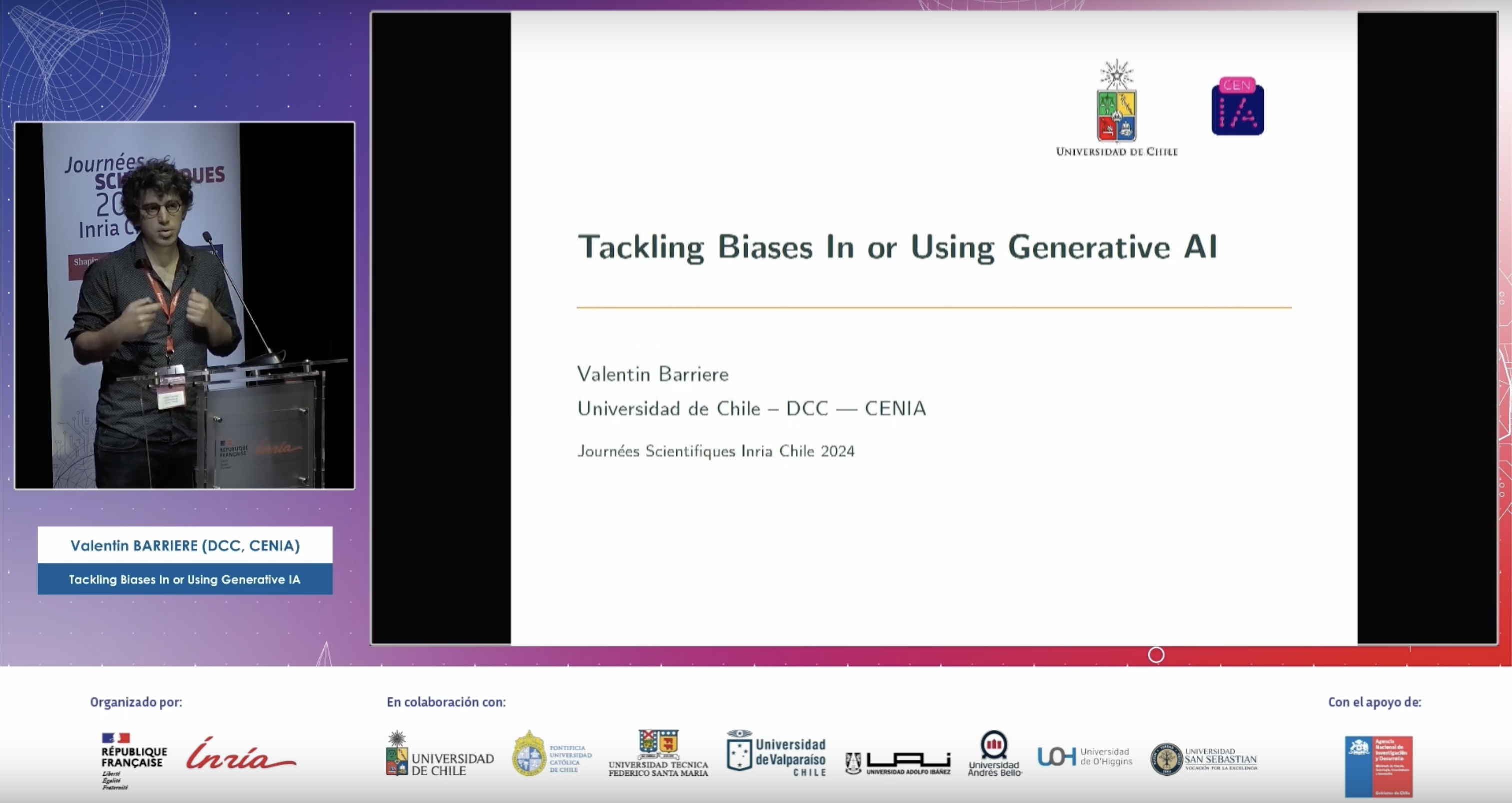 Tackling Biases In or Using Generative AI @ JSIC'24 | Valentin Barriere